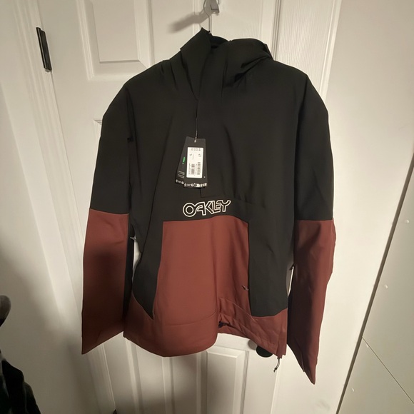 Oakley | Jackets & Coats | Oakley Mens Black And Brown Ski Jacket ...
